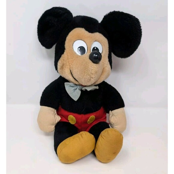 Toys | Mickey Mouse Knickerbocker Stuffed Plush Bowtie Walt Disney ...